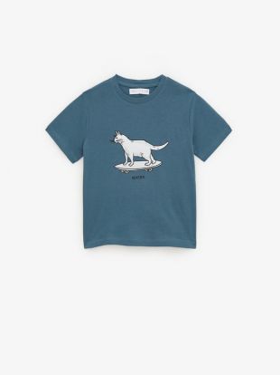 Zara - Skater Cat T-Shirt