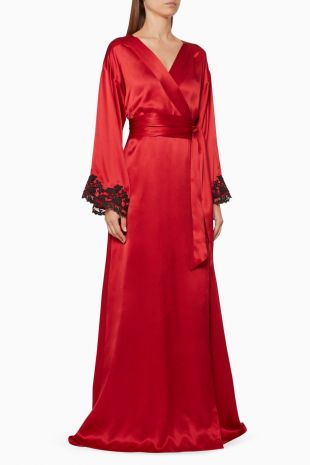 La Perla - Red Silk Robe