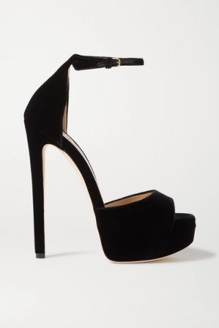 Jimmy Choo - Jimmy Choo - Max 150 velvet platform sandals