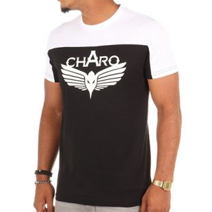 Charo - Charo Tee Shirt Statement Noir LaBoutiqueOfficielle.com