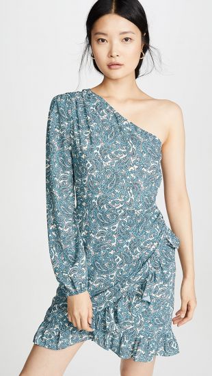 WAYF - Michelyne One Shoulder Mini Dress