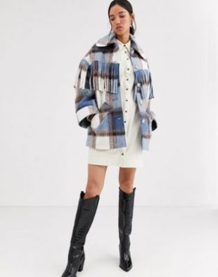 Asos - Plaid Coat
