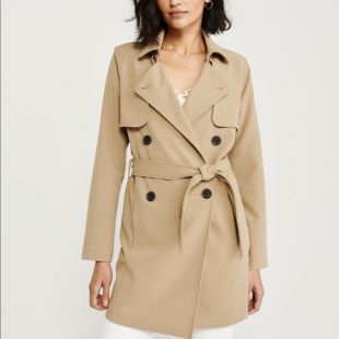 Abercrombie & Fitch - Drapey Trench Coat