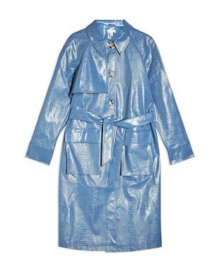 Topshop - Trench Coat Blue