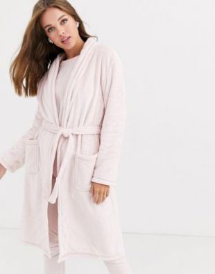 New Look - soft robe in light pink