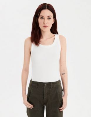 aerie - White Boy Tank Top