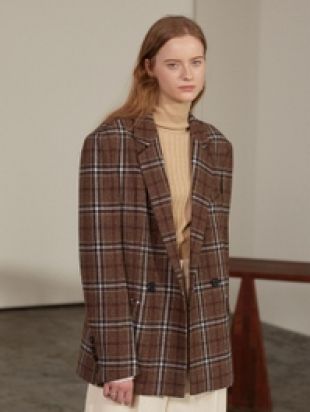 musee - Brown Check Jacket