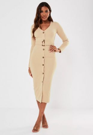 Missguided - Ribbed Dress