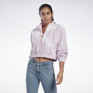 Reebok - Reebok Classics Vector Cropped Track Jacket - Pink | Reebok US