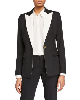 Escada - Black Contrast Blazer