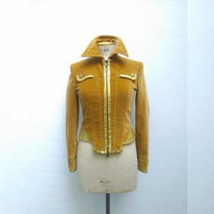 Versace - VERSACE JEANS COUTURE vintage 90s mustard yellow and gold ...
