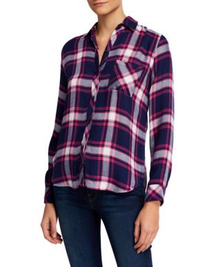 Rails - Hunter Plaid Long Sleeve Twill Button Down Shirt