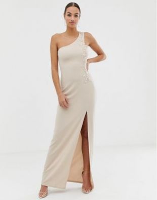 AX Paris - One Shoul­der Gown