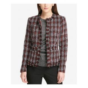DKNY - Tweed Jacket Red