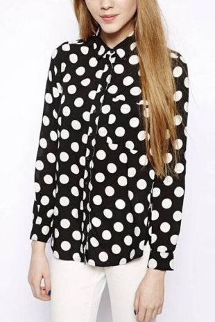 MayKool - Pol­ka Dot Shirt