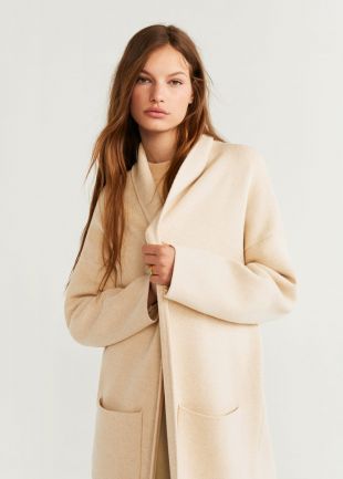 Mango - Knitted Coat
