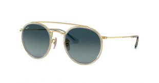 Ray Ban - Round Double Bridge Sunglasses