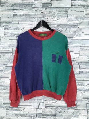 Unbranded - vintage Colorblock Sweatshirt Unisex Medium Sportswear ...