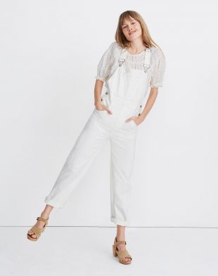 Madewell - Straight Leg Jumpsuits White