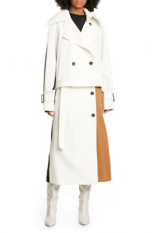 Tibi - White Trench Coat