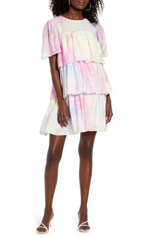 English Factory - Tiered Ruffle Shift Dress