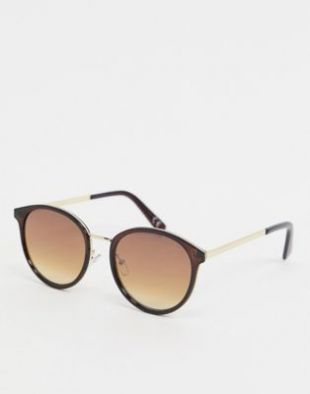 ASOS DESIGN - Brown Sun­glass­es