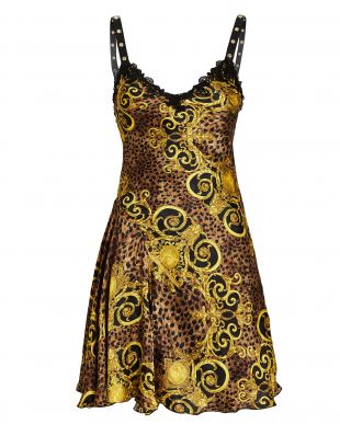 Versace - Baroque Leopard Dress