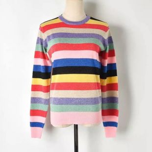 Unbranded - Colorblock/Pull rayé
