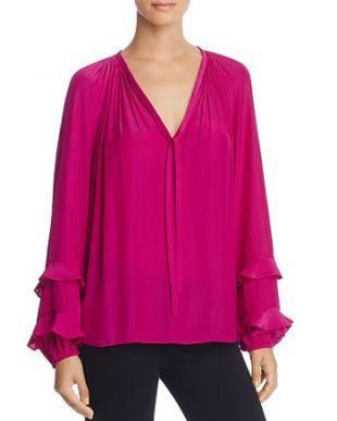 Ramy Brook - Anna Ruffle-Sleeve Top
