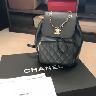 Chanel - Black Business Affinity Backpack