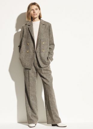vince - Pebble Texture Wool Jacket