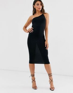 ASOS DESIGN - Black Body­con Dress