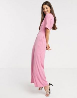 Fashion union - Fashion Union jumpsuit with button front
