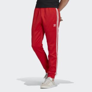 Adidas - adidas SST Tracksuit Bottom - Red | adidas UK