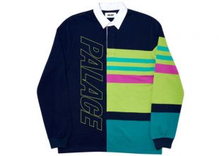 palace - Colorblock Long Sleeve Polo