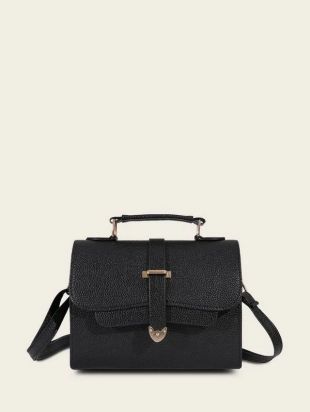 Shein - Black Satchel Bag