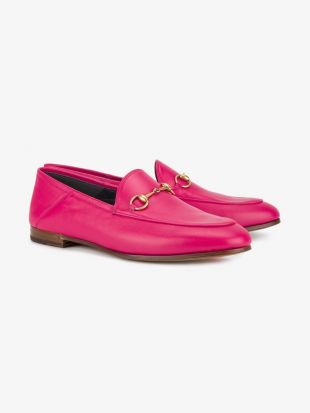 Gucci - Fuch­sia Pink Loafers