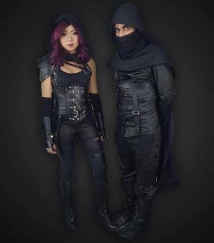 Unbranded - Armure d'épaule Rogue Thief Archer Bandit Warrior Cosplay ...