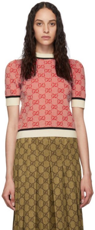 Gucci - Red Knit GG Sweater