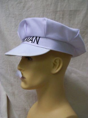 Unbranded - Retro Style Milkman Uniform Costume Hat and Mustache Dairy ...