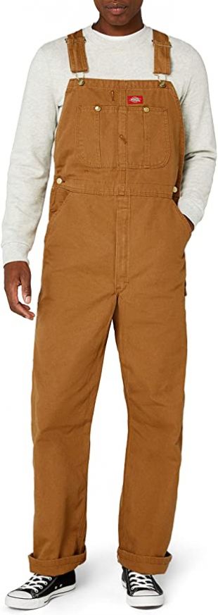 Dickies - Dickies Db100-Bib Overall Pantalon, Marron (Brown Duck), Unique /L32 (Taille Fabricant ...