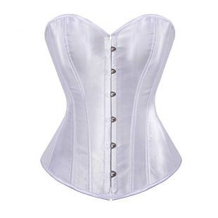 frawirshau - Corsets for Women Plus Size White Corset Sexy Bustier ...