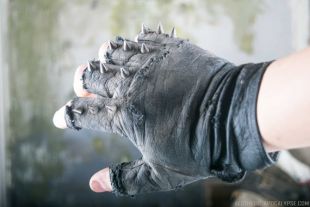 Unbranded - Post Apocalyptic Spike Leather Gloves (Punk, Gothic ...