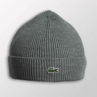 Lacoste - Lacoste Classic Bonnet gris Def Shop.com