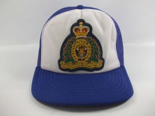 Unbranded - RCMP Royal Canadian Mounted Police Vintage Patch Hat Blue ...