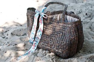Unbranded - Raphia crochet sac plage sac vacances fourre-tout d’été sac ...