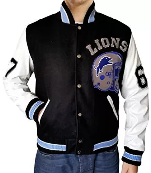 rlw - Detroit Hills Beverly Cop Lions Letterman Jacket