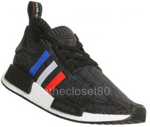 Adidas - Adidas NMD R1 PK PrimeKnit TriColor Black Blue Red White ...