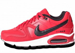 Nike - Nike Air Max Command Leather rouge et noire