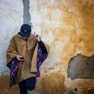 Tribes Of Europa David Ali Rashed Jacket With Poncho